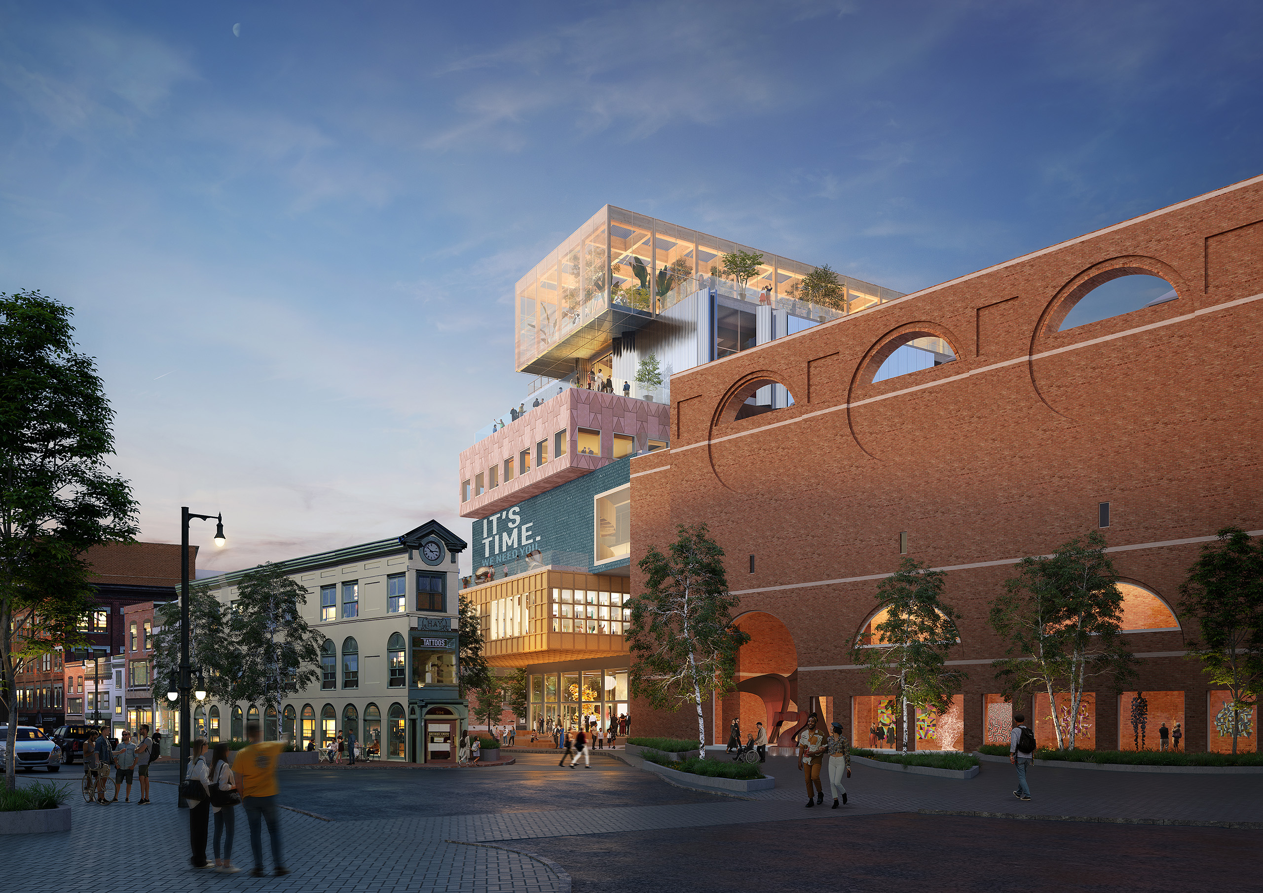 MVRDV - MVRDV reveals competition entry for Portland Museum of Art