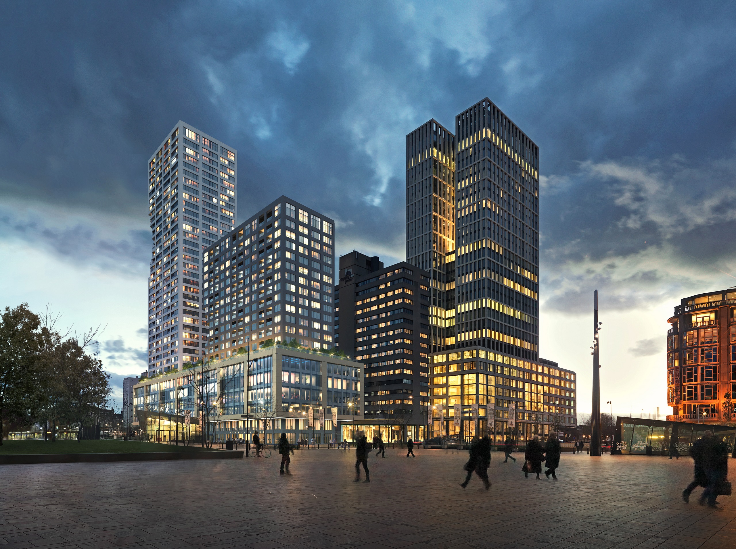 MVRDV - Construction starts on The Modernist, providing 421 homes and ...