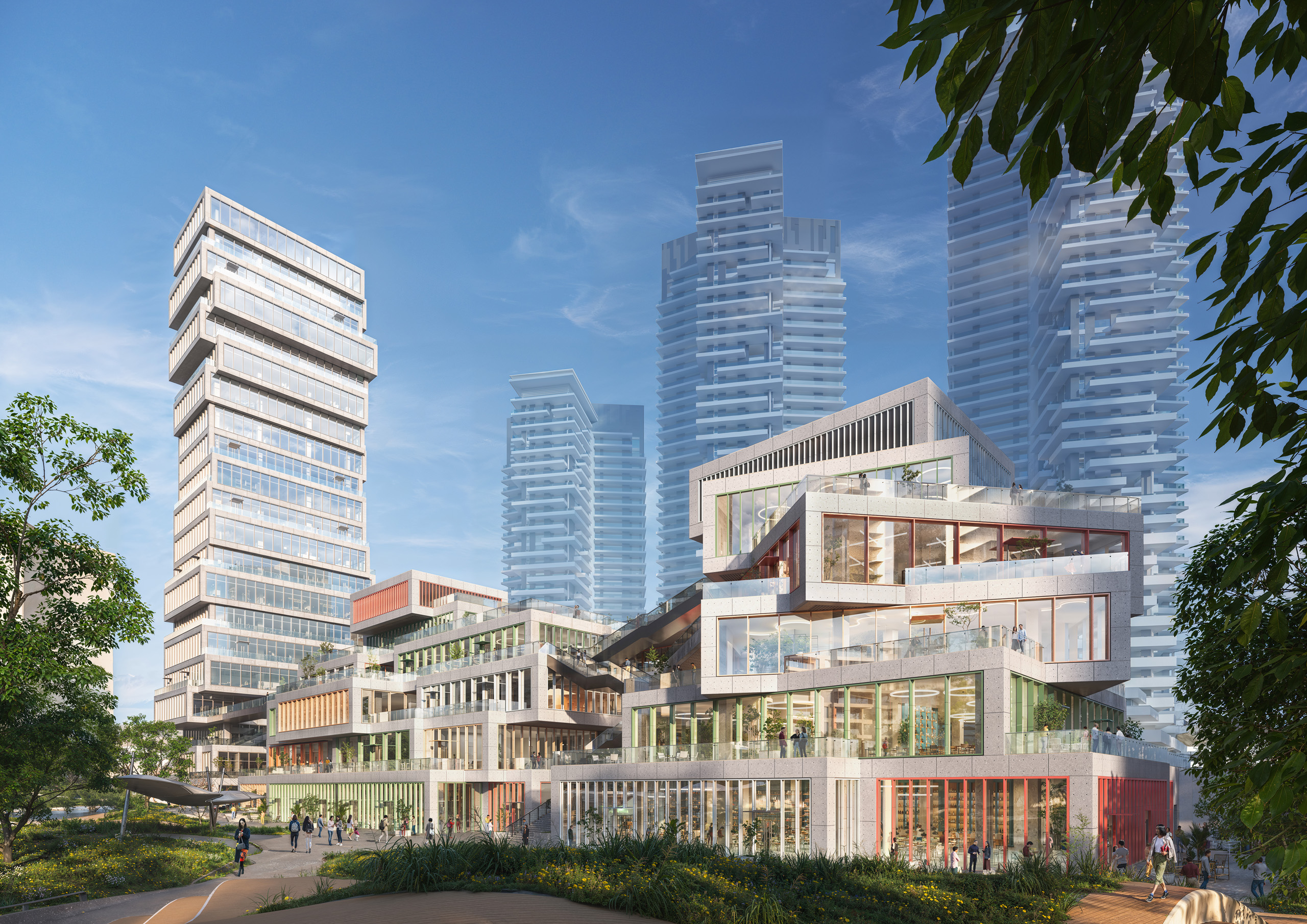 MVRDV - MVRDV’s “LuLa Light Mall” in Chengdu is a stack of boxes that ...