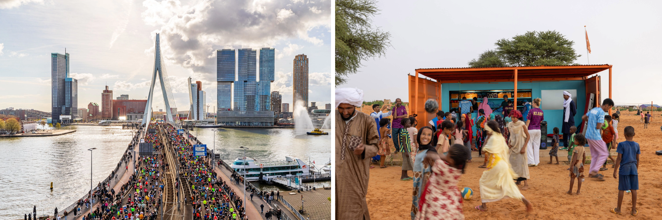 MVRDV - KLABU Clubhouse lands in Rotterdam for Marathon Weekend!