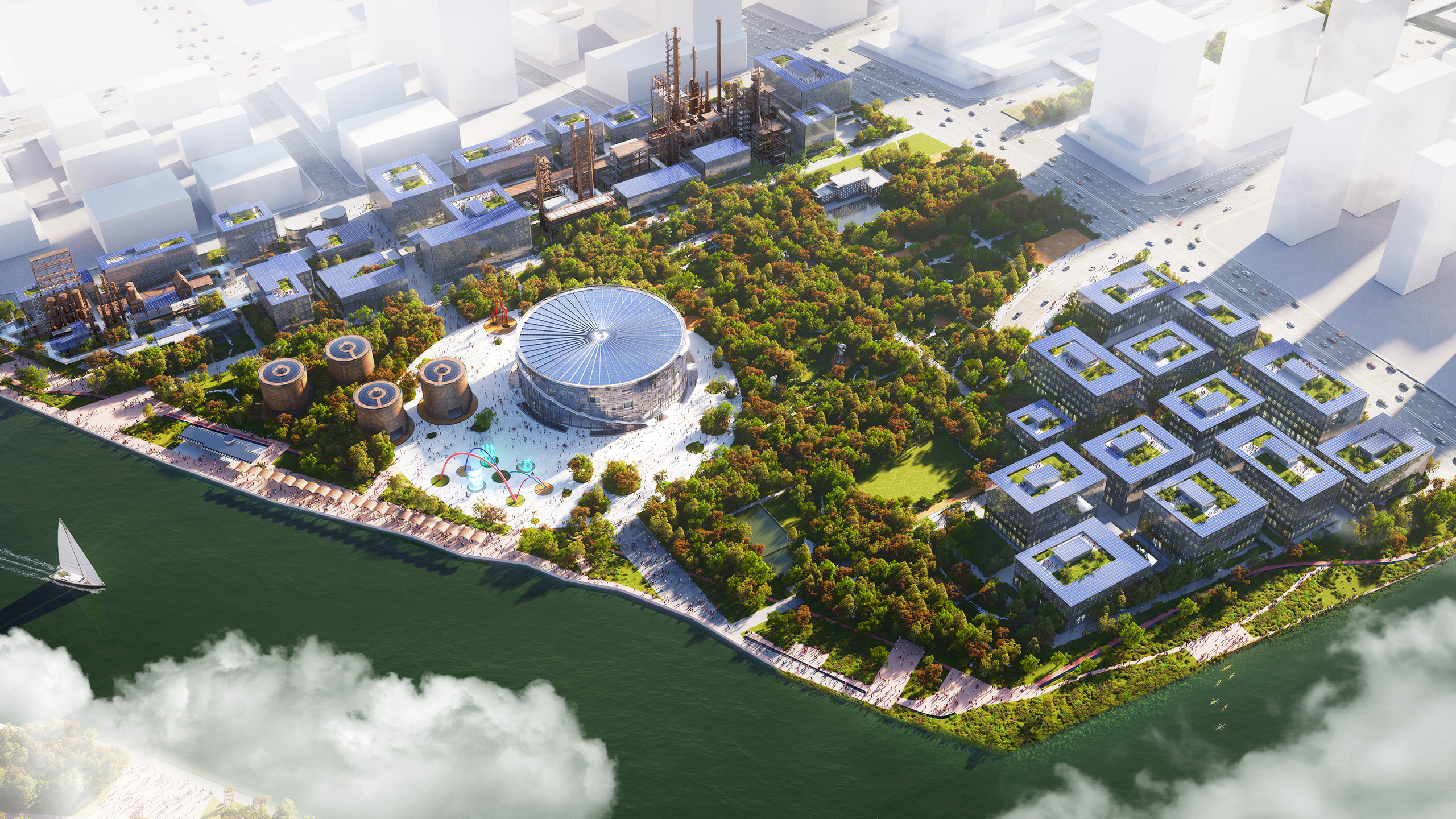 MVRDV - Energy-neutral cultural park showcases fossil-free future ...