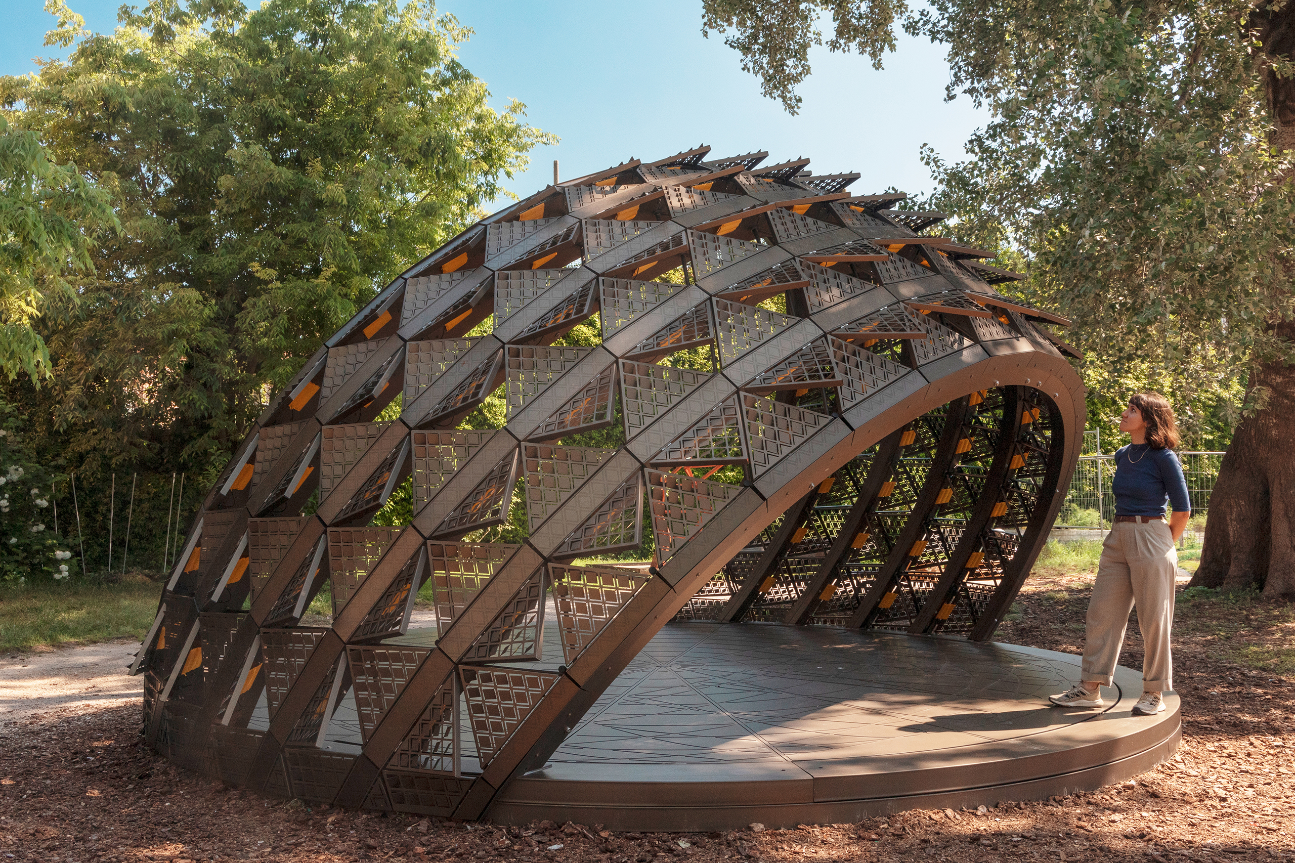 MVRDV - Ode to the sun: SOMBRA Pavilion’s kinetic shading system in ...