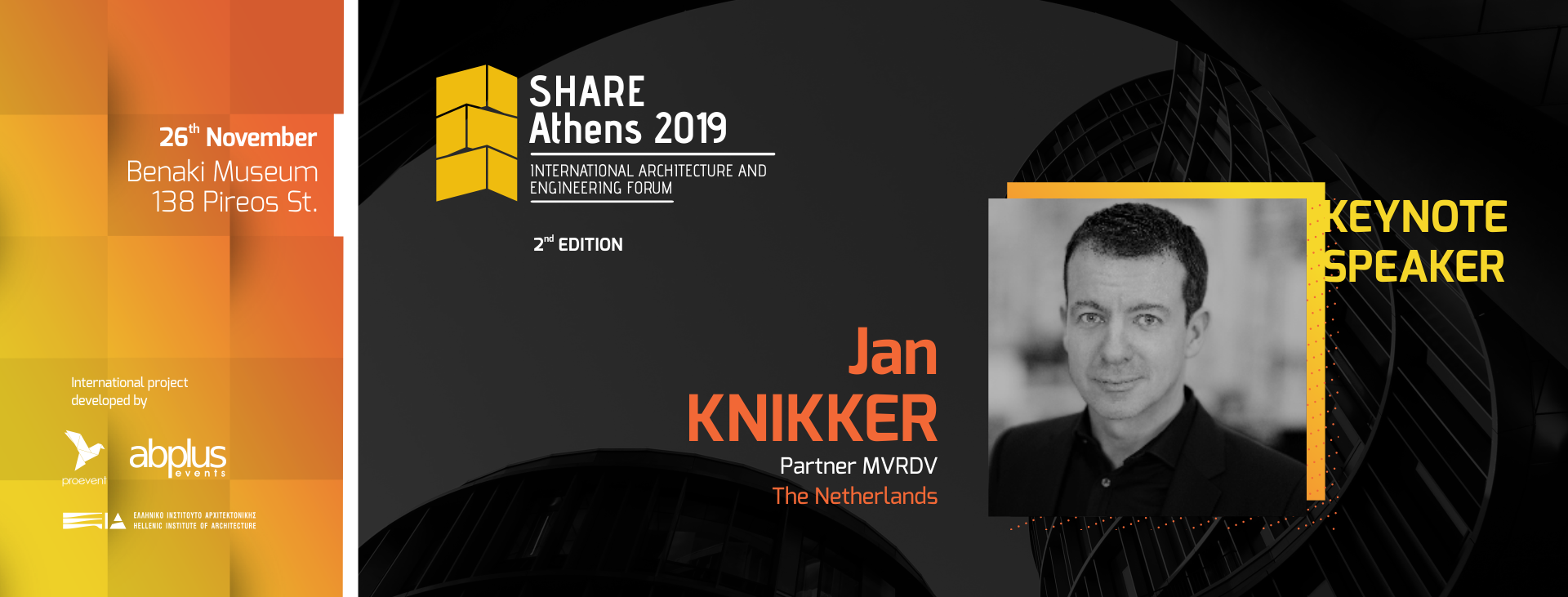MVRDV - Jan Knikker at SHARE Athens 2019 International Architecture and ...