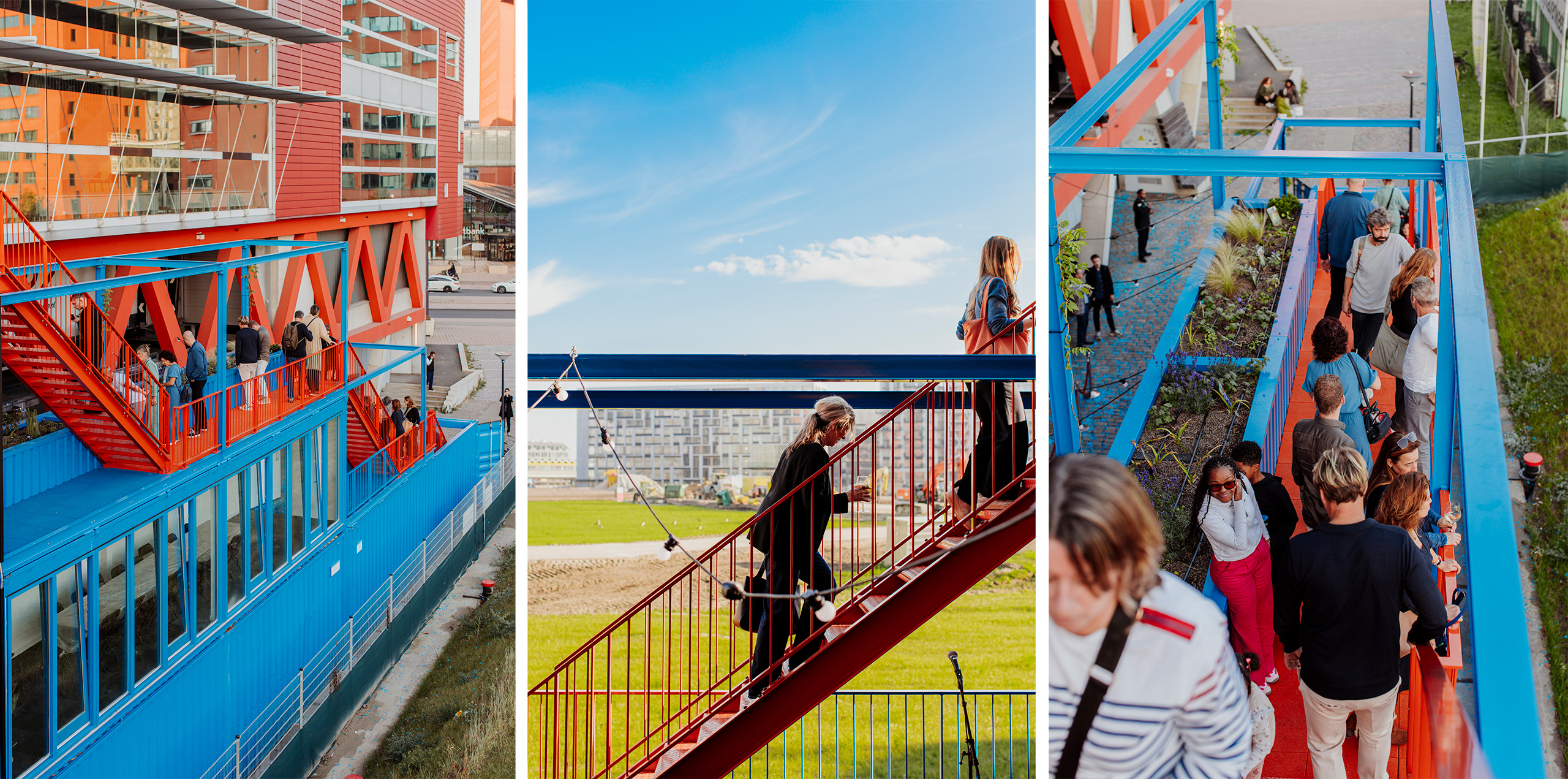 MVRDV - MVRDV designs temporary Container Stairs, turning Luxor Theater ...